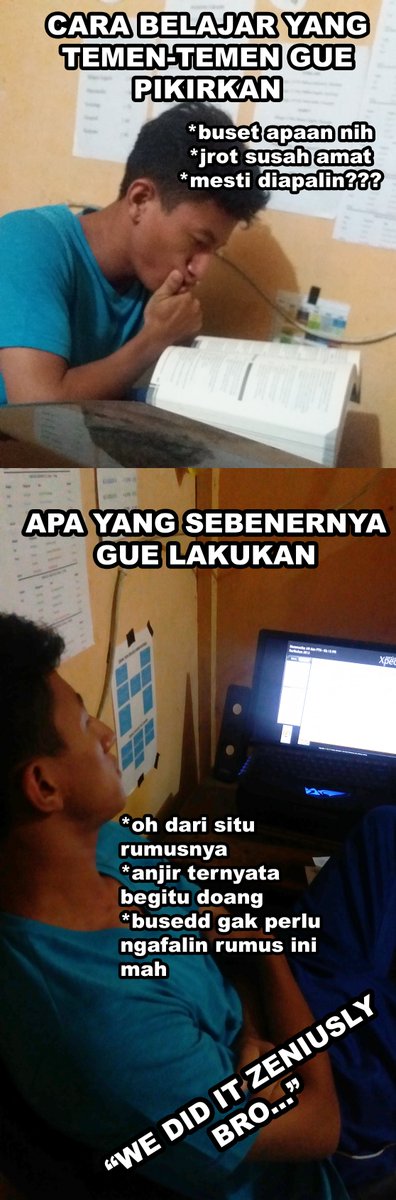 ZeniusMeme: Ekspresi Gokil para Pengguna Zenius!