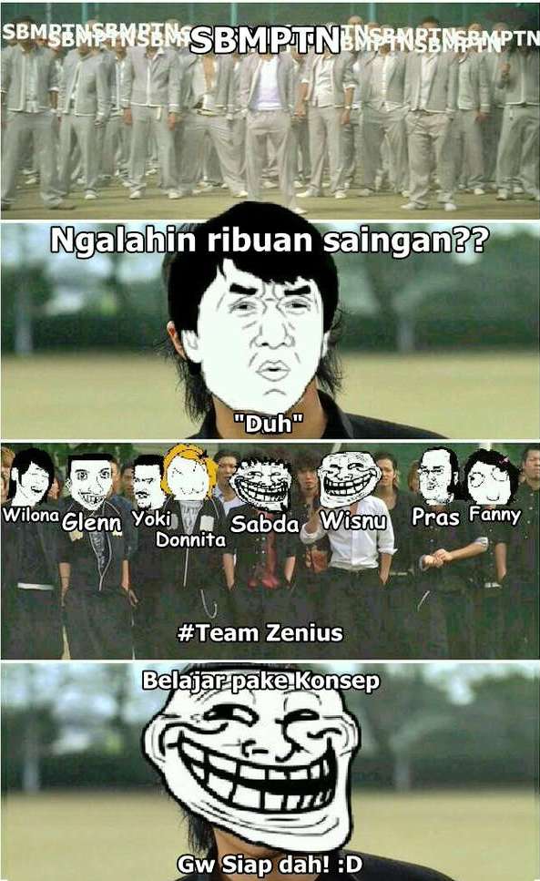 ZeniusMeme: Ekspresi Gokil para Pengguna Zenius!