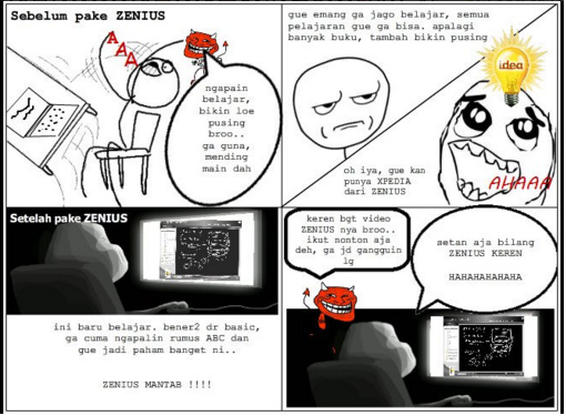 ZeniusMeme: Ekspresi Gokil para Pengguna Zenius!