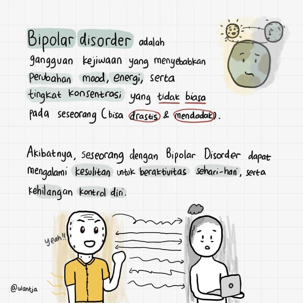 Kenalan dengan Bipolar Disorder Lewat Serial Komik Psikologi